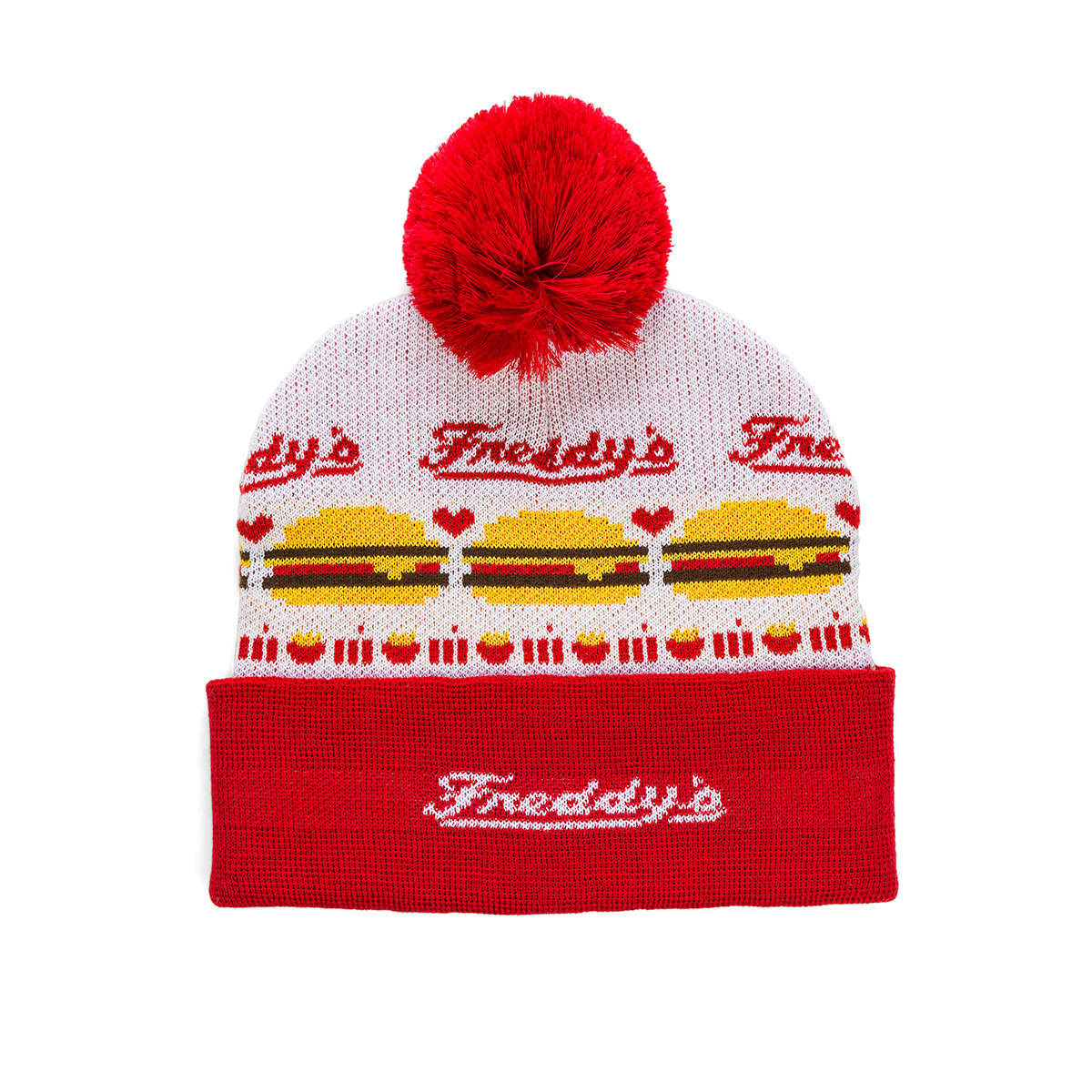 Knit Burger Beanie - Freddy's Frozen Custard