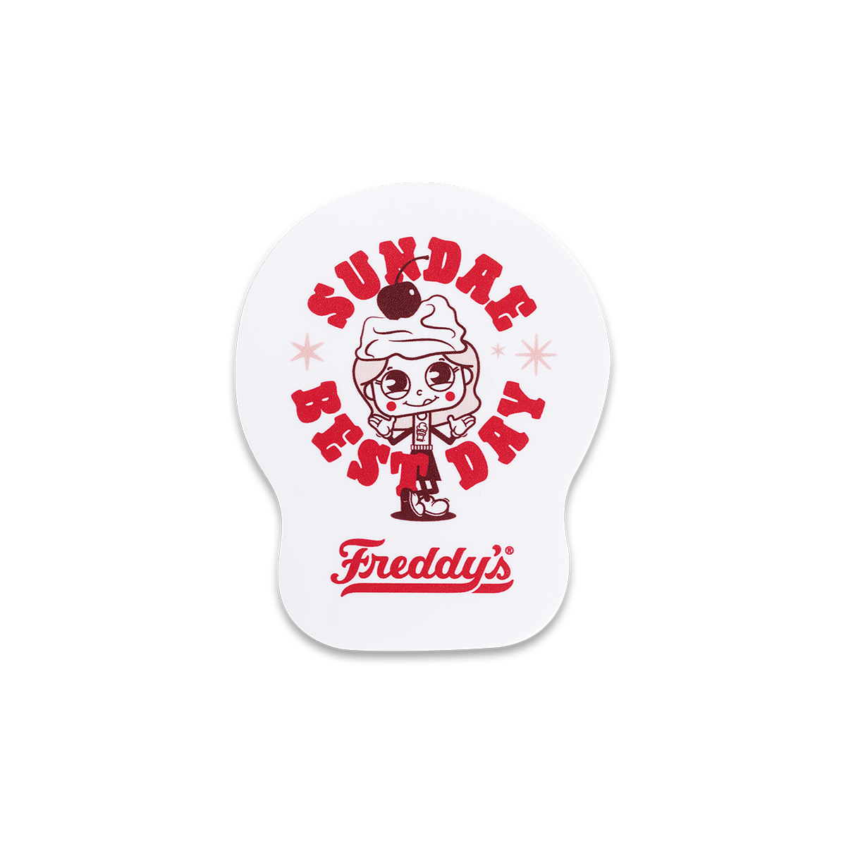 Sundae Best Day Stickers - 25 Pack - Freddy's Frozen Custard